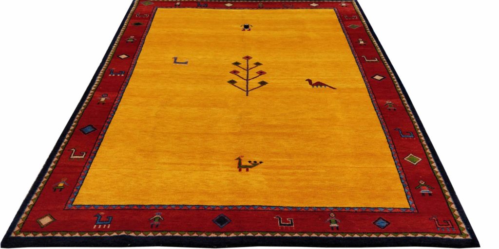 8x10 Gold Modern Age Gabe Rug | Abrahams Oriental Rugs | Houston, TX